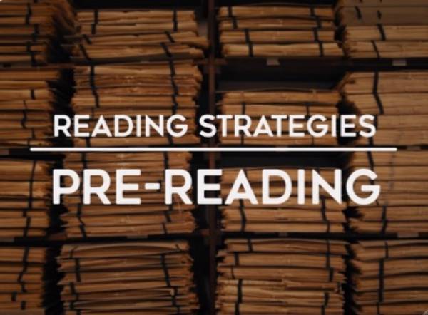 Pre-reading Strategies - Aschehoug univers